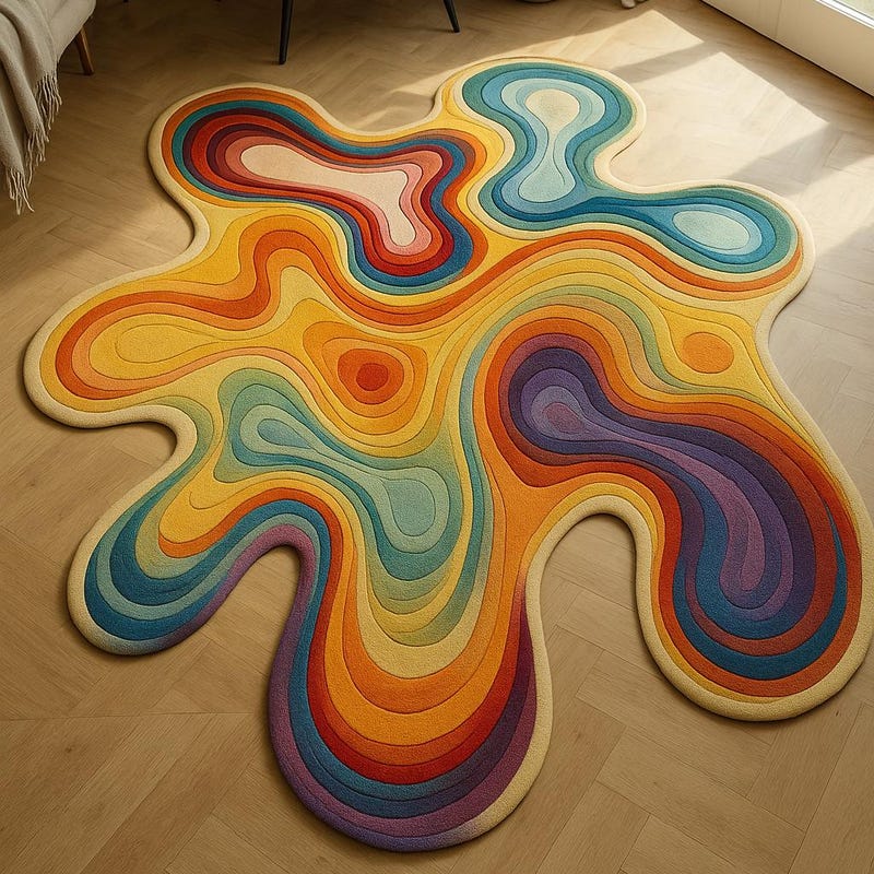 Blob Rug - Etsy