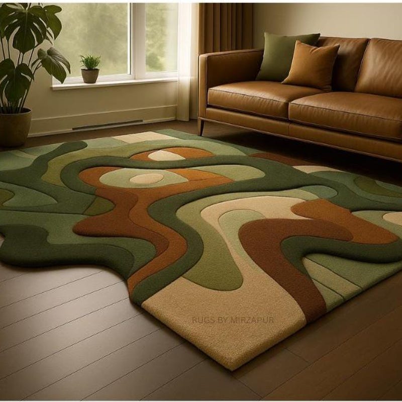 Wavy Rug - Etsy