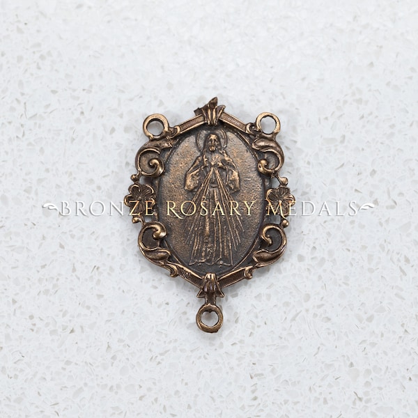 Antique Divine Mercy Medal - Etsy