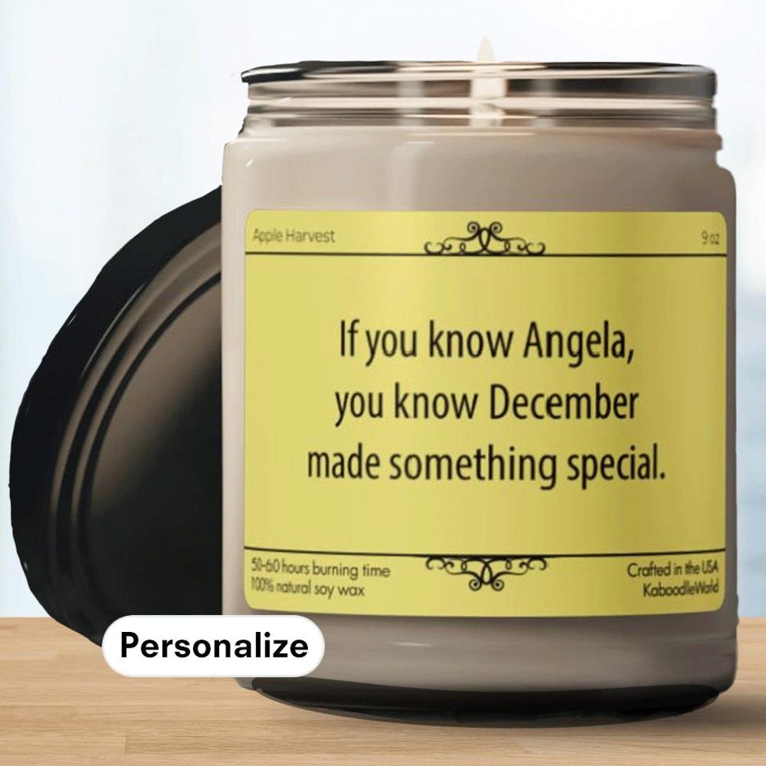 Personalized Funny Birthday Candle for Friends or Family Unique Gift ...