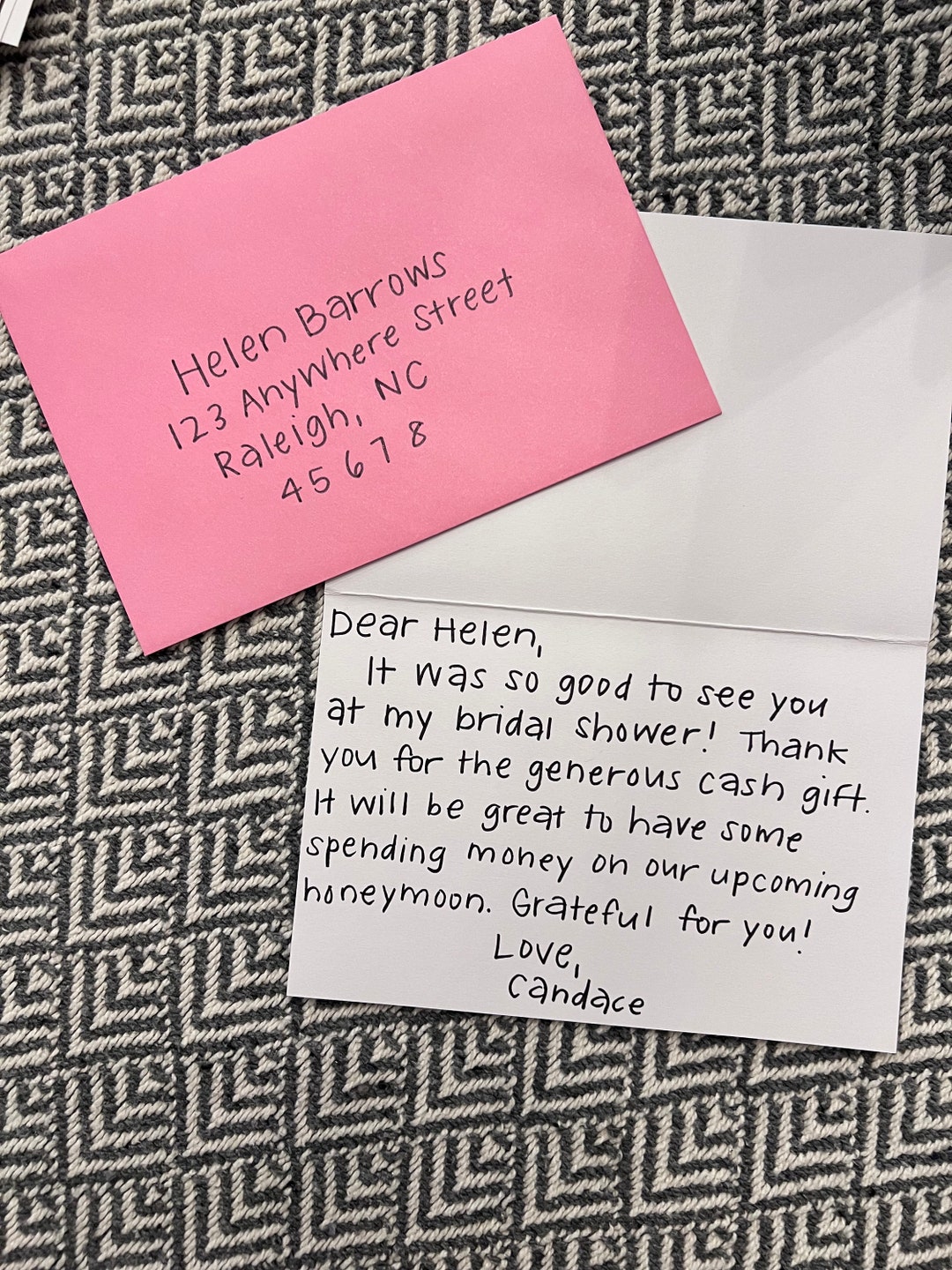 Handwritten Note, Handwritten Card, Handwritten Thank You, Hand Written 