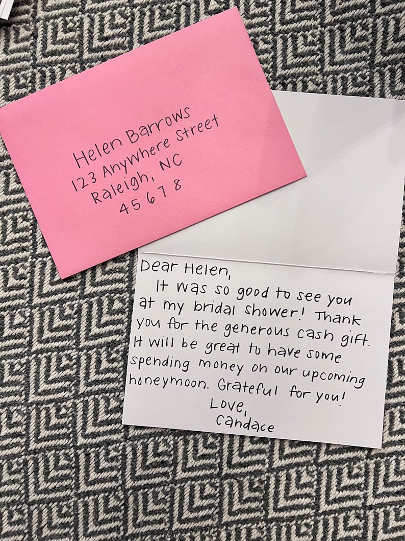 Handwritten Note, Handwritten Card, Handwritten Thank You, Hand Written ...