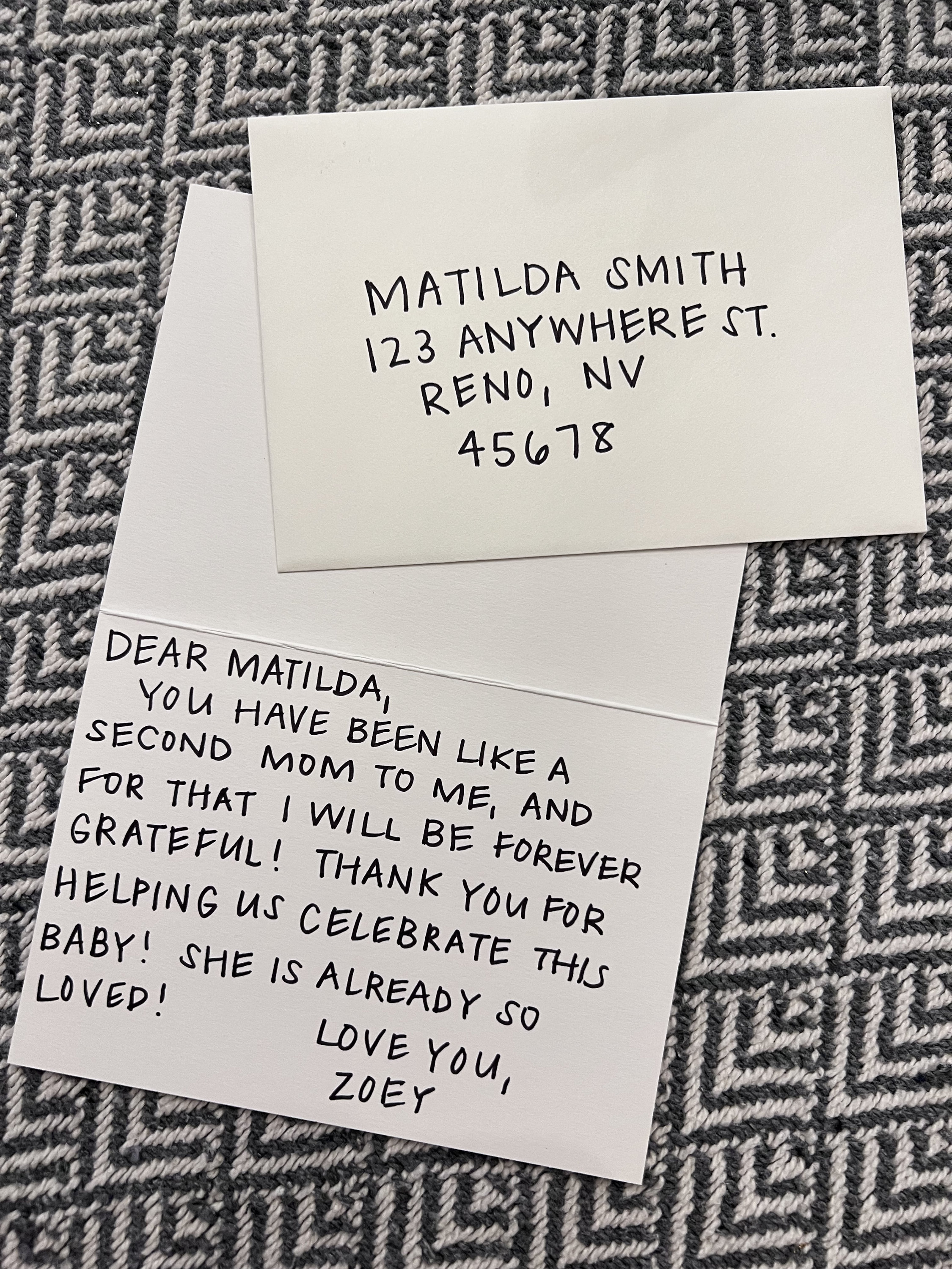 Handwritten Note, Handwritten Card, Handwritten Thank You, Hand Written ...