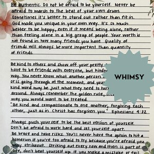 Oversized Handwritten Letter, Handwritten Memento Letter, Handwritten ...