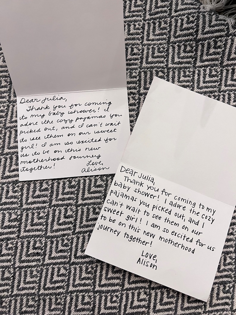 Handwritten Note, Handwritten Card, Handwritten Thank You, Hand Written ...