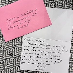 Handwritten Note, Handwritten Card, Handwritten Thank You, Hand Written Card, Hand Written Note ...