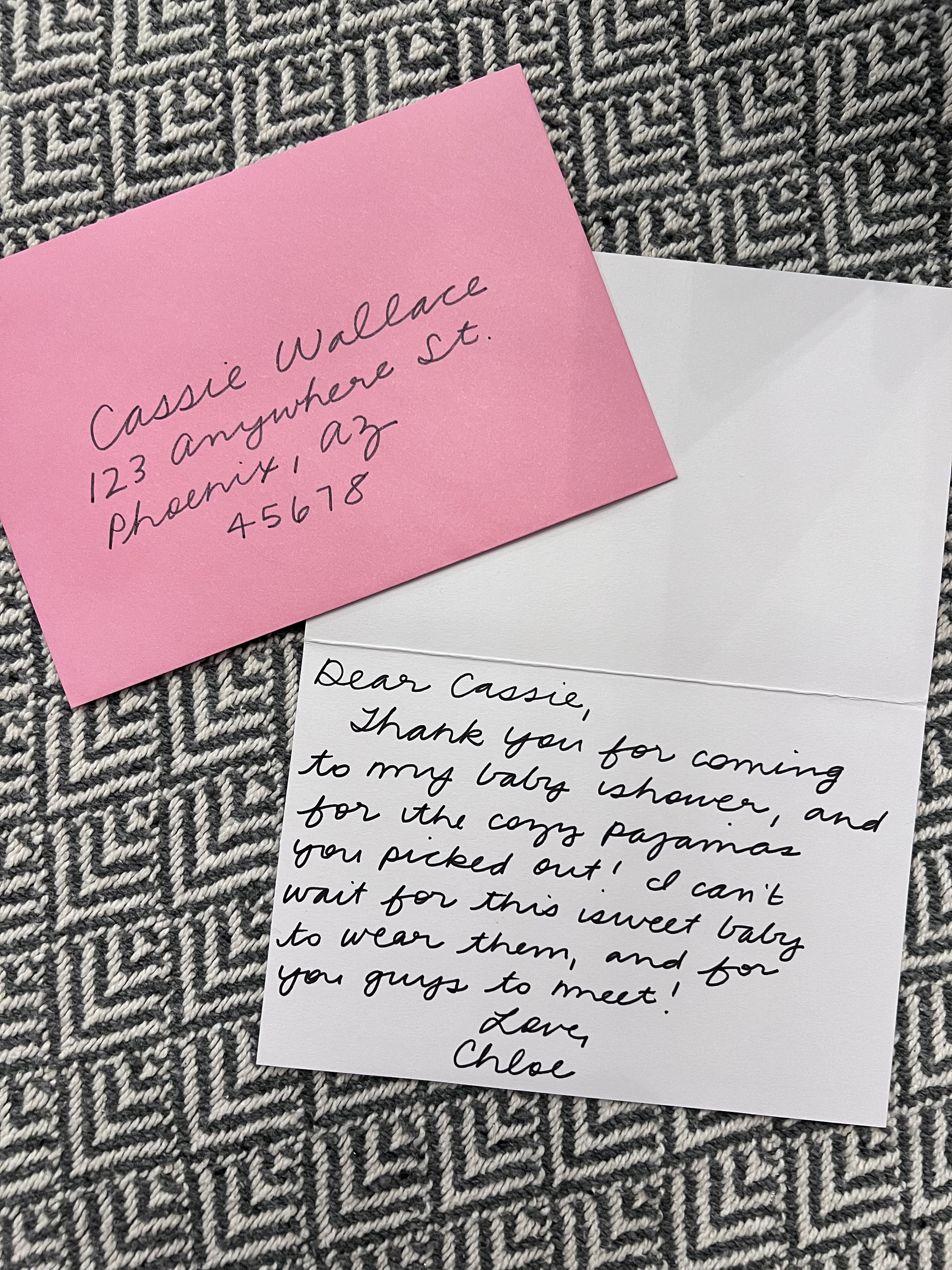 Handwritten Note, Handwritten Card, Handwritten Thank You, Hand Written ...