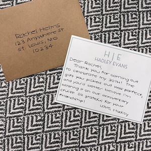 Handwritten Note, Handwritten Card, Handwritten Thank You, Hand Written ...