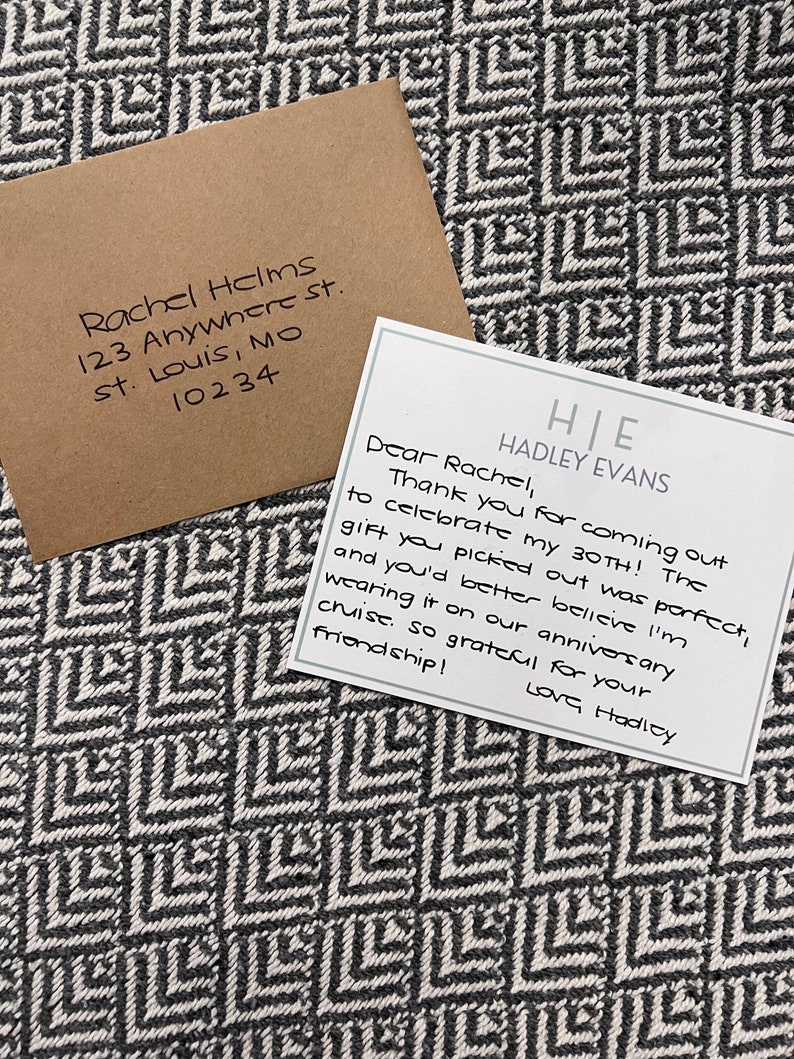 Handwritten Note, Handwritten Card, Handwritten Thank You, Hand Written ...