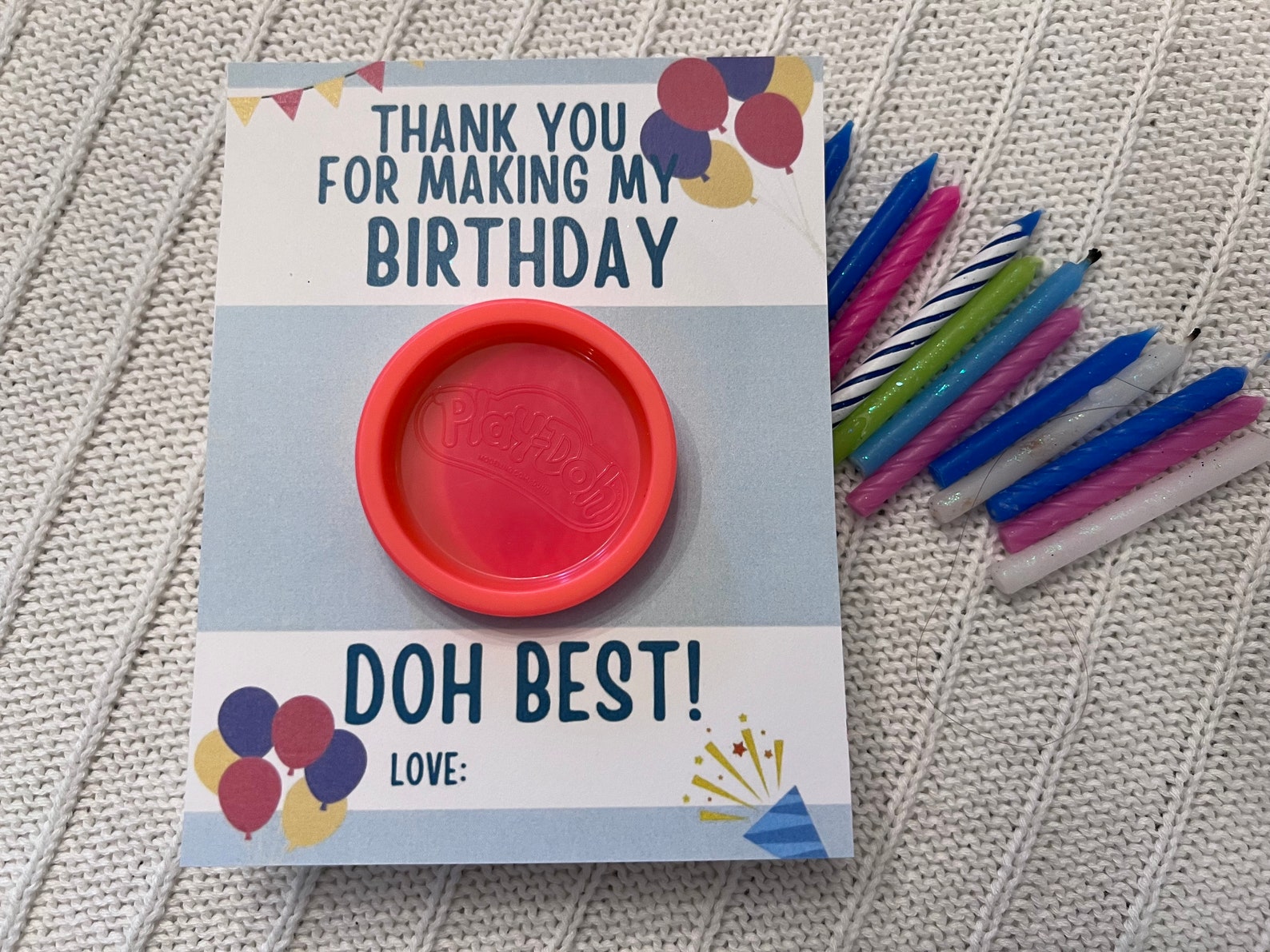 Play Doh Party Favor, Birthday Party Favor, Playdoh Favor, Play-doh ...