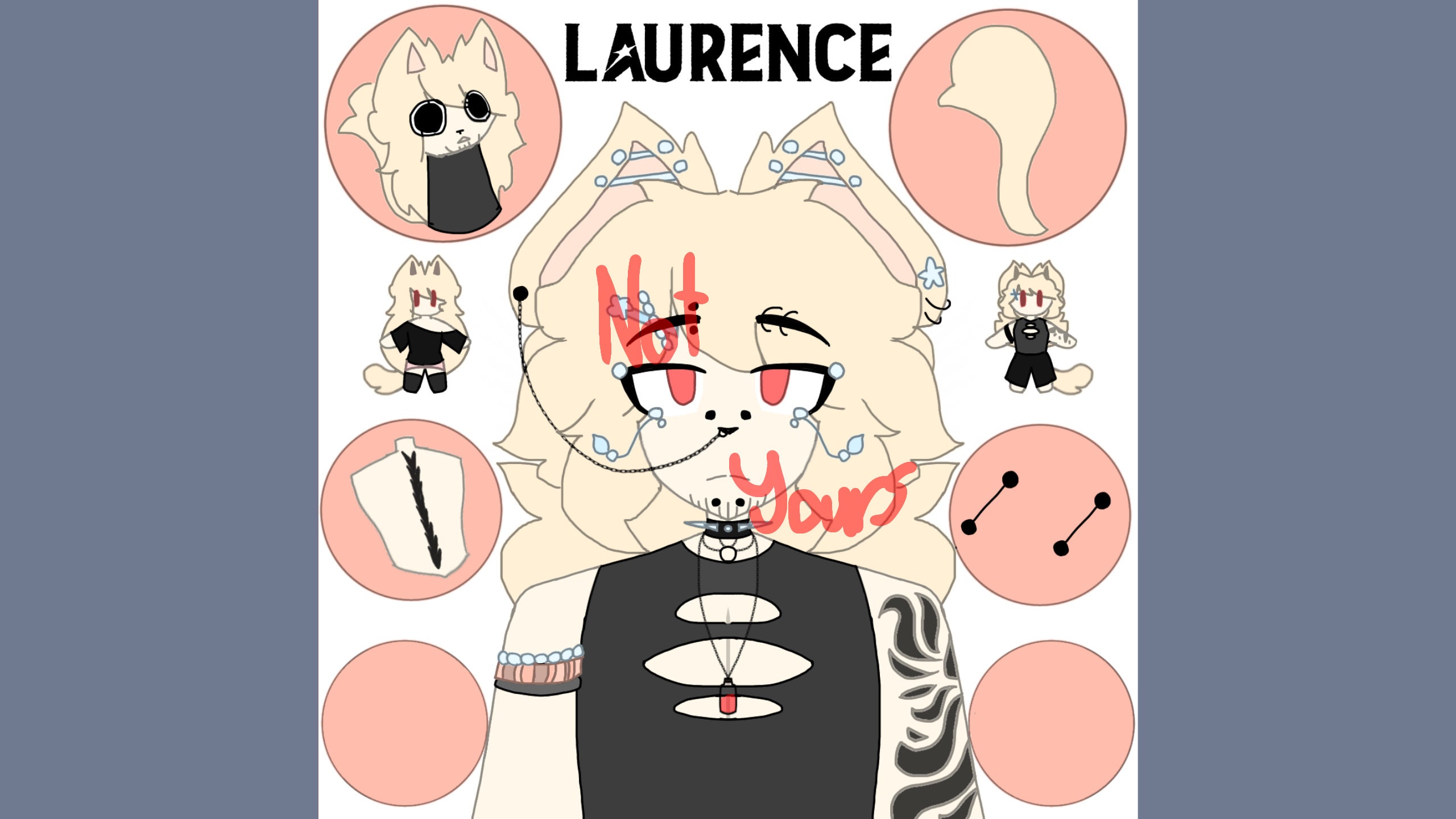 Wolf Boy OC OC Adopt Furry Adopt Fursona Animal Digital Art Premade ...