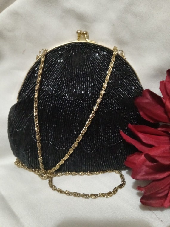 Vintage beaded clutch walborg - Gem