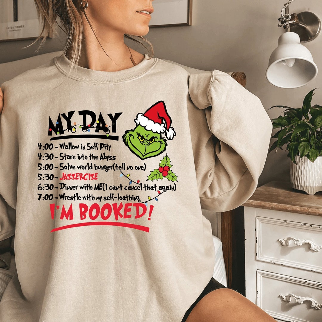 The Grinch List Holiday / Christmas Sweater - Etsy