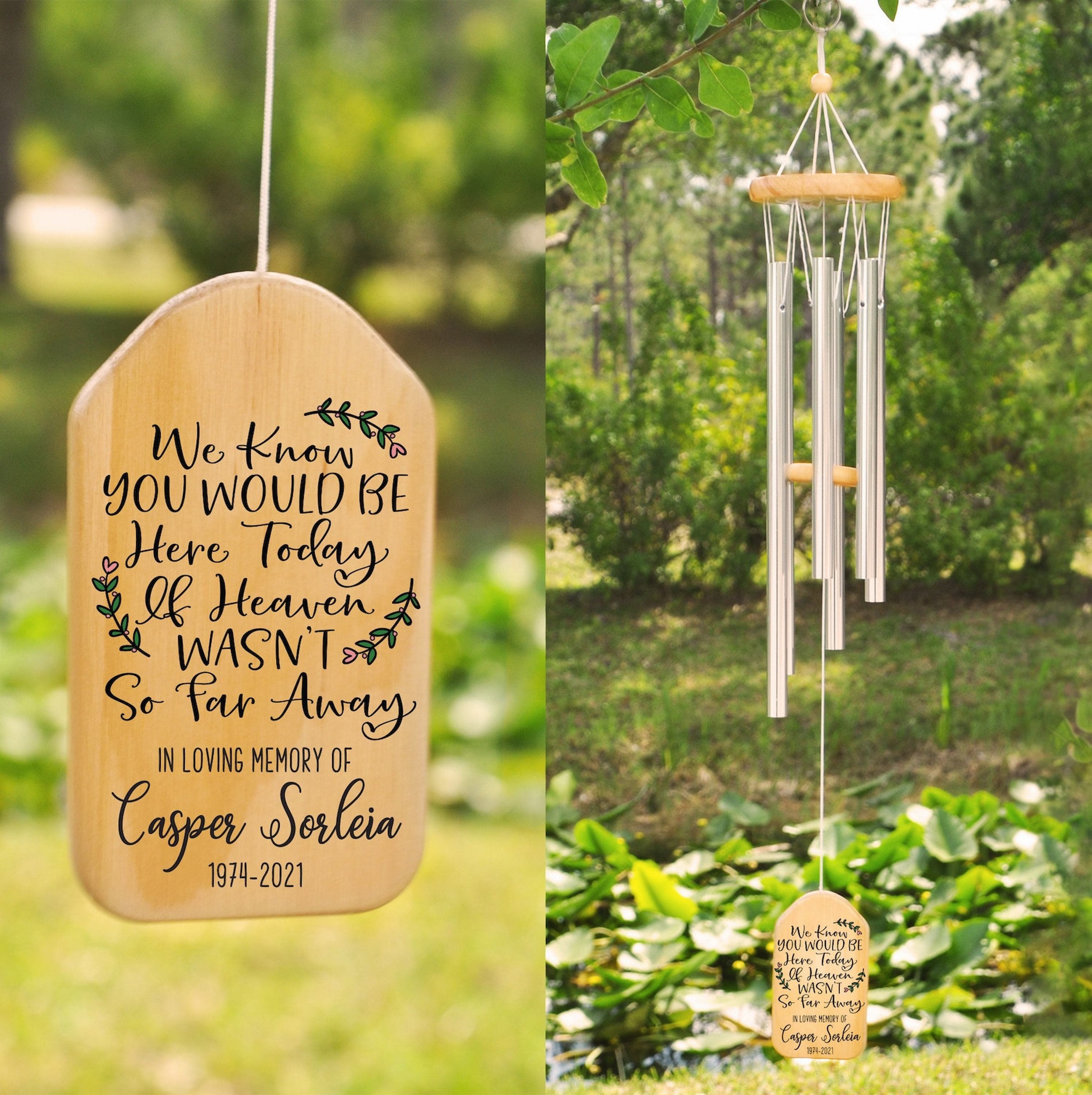 Personalized Wind Chimes, Memorial Wind Chime, Remembrance Wind Chime ...