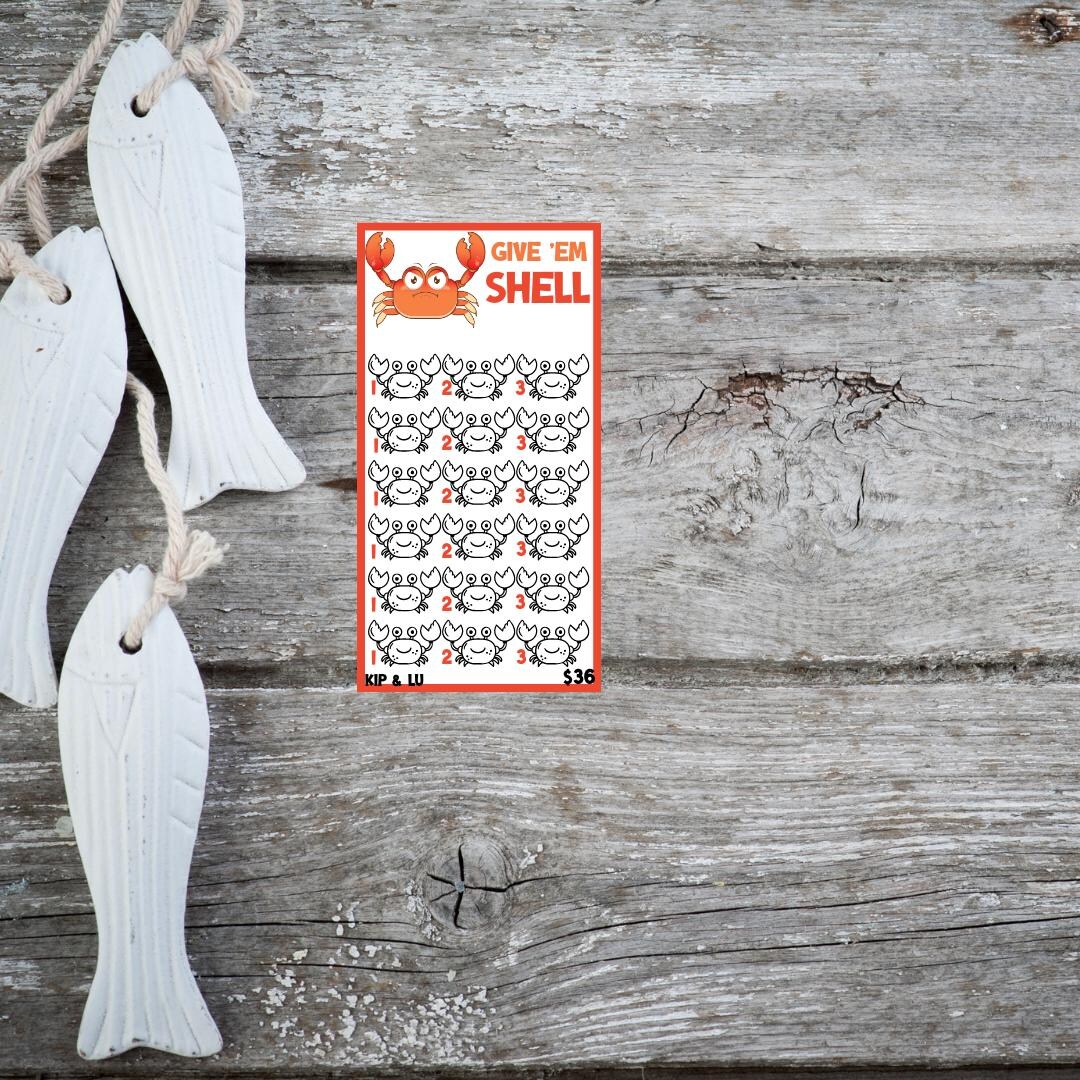 MINI SAVINGS CHALLENGE, Give Em Shell Mini Savings Challenge, Crab ...