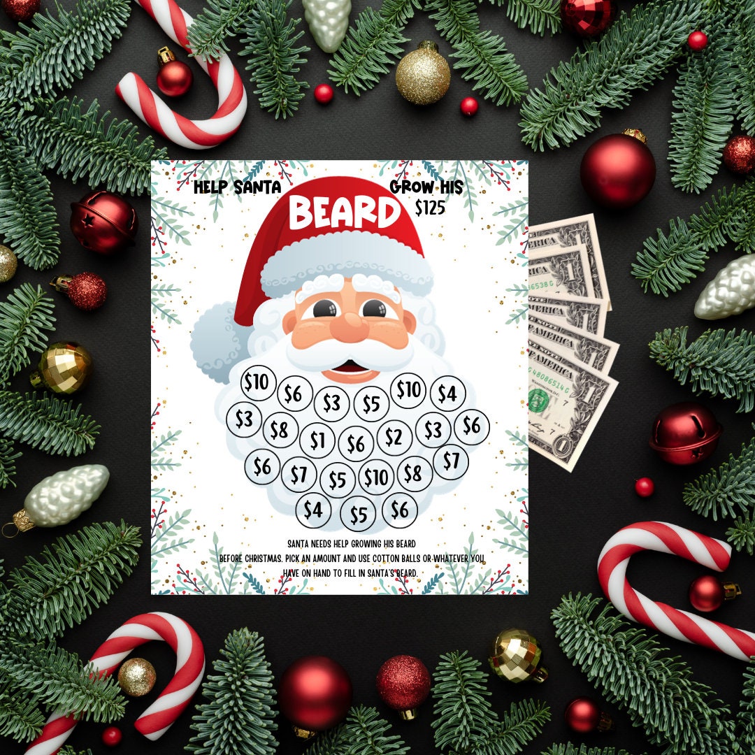CRAFTY SAVINGS CHALLENGE, Help Santa Grow His Beard Crafty Savings ...