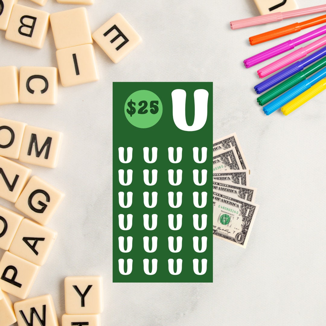 ALPHABET SAVINGS CHALLENGE, Alpha Challenge Letter U, Letter Challenge ...