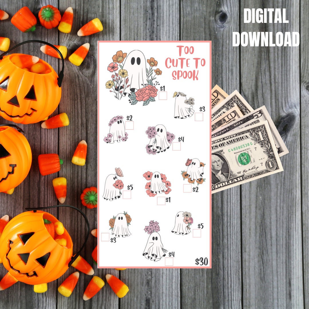 MINI SAVINGS CHALLENGE, Too Cute to Spook Savings Challenge, Mini ...