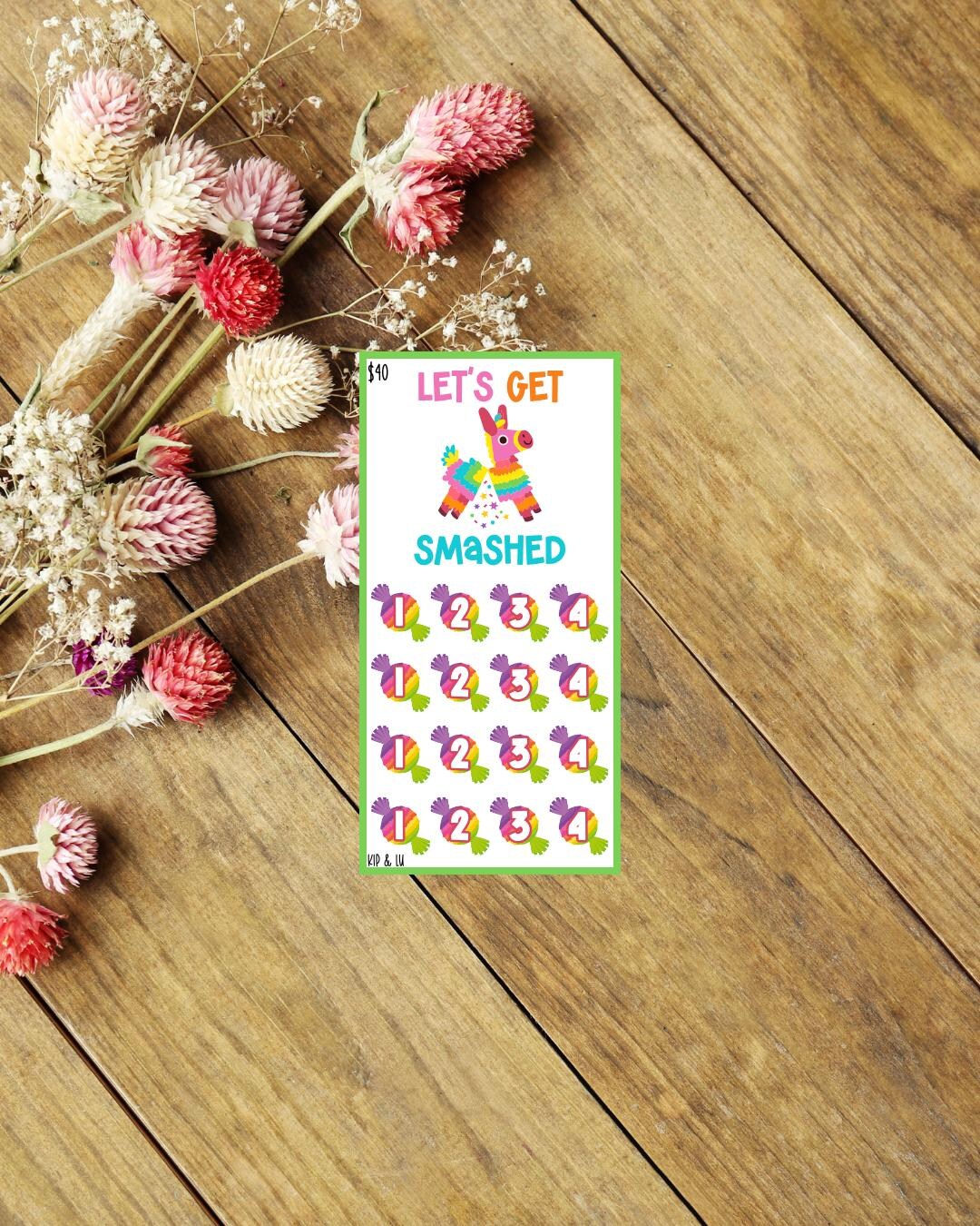 MINI SAVINGS CHALLENGE, Let's Get Smashed Mini Savings Challenge, Cinco ...