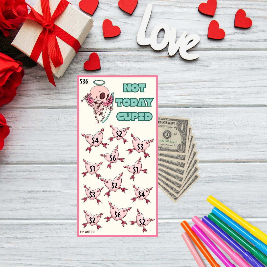 MINI SAVINGS CHALLENGE, Not Today Cupid Mini Savings Challenge ...