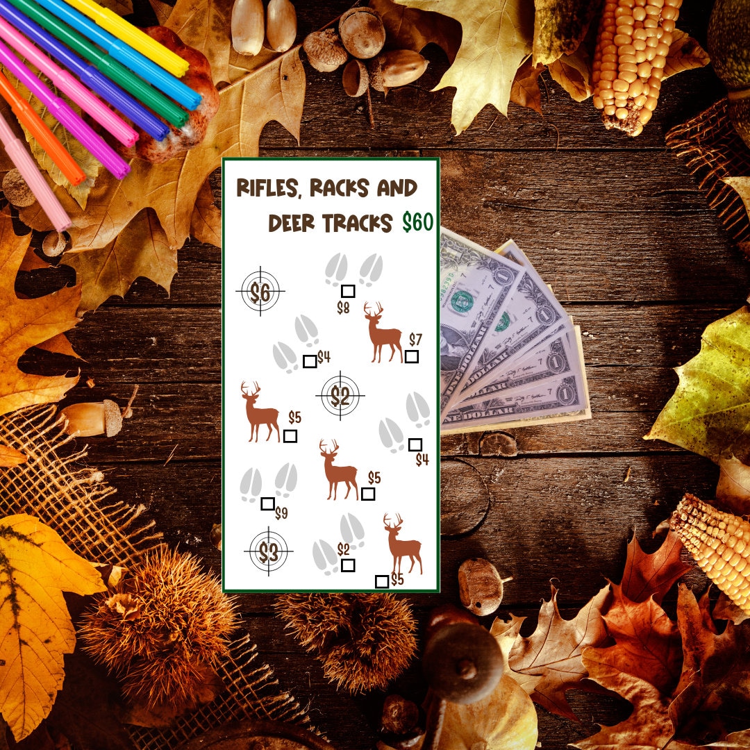 MINI SAVINGS CHALLENGE, Rifles Racks and Deer Tracks Savings Challenge ...