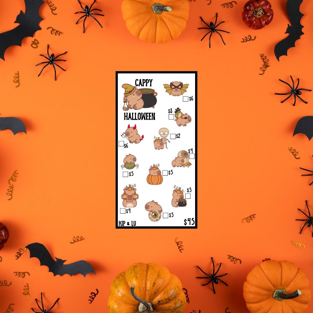 MINI SAVINGS CHALLENGE, Cappy Halloween Mini Savings Challenge ...