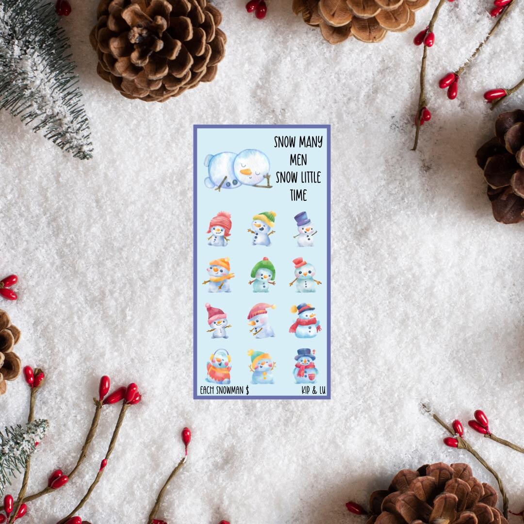 MINI SAVINGS CHALLENGE, Snow Many Men Snow Little Time Mini Savings ...