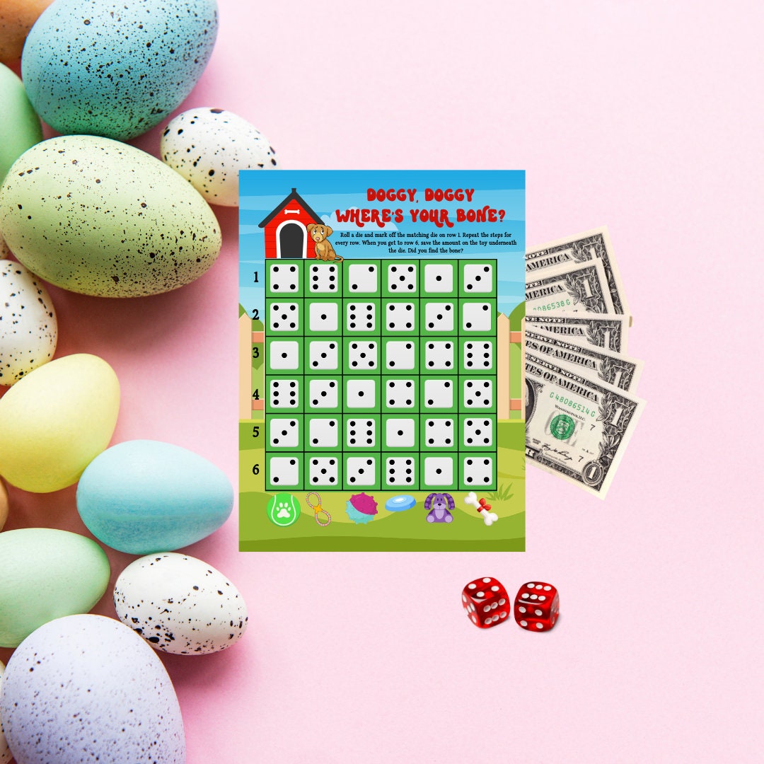 SAVINGS CHALLENGE GAME, Doggy Doggy Where's Your Bone? Savings ...