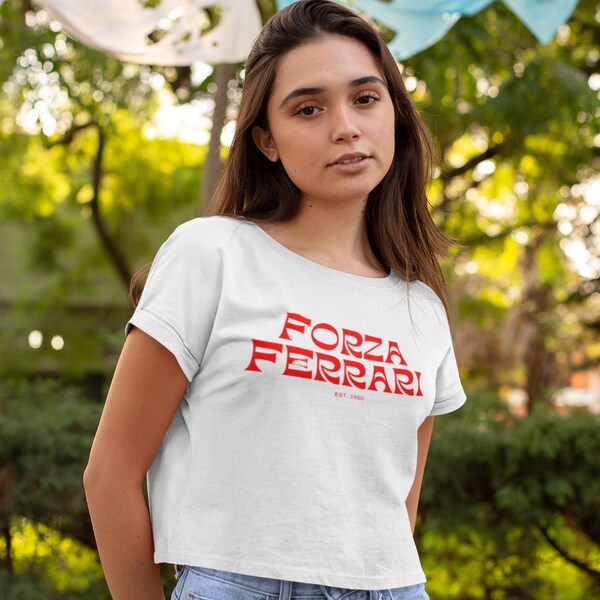 Ferrari Cropped Shirts - Etsy