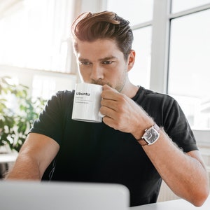 Ubuntu Coffee Mug Dad Gift Graduation Gift Classy Boss Gift Coworker ...