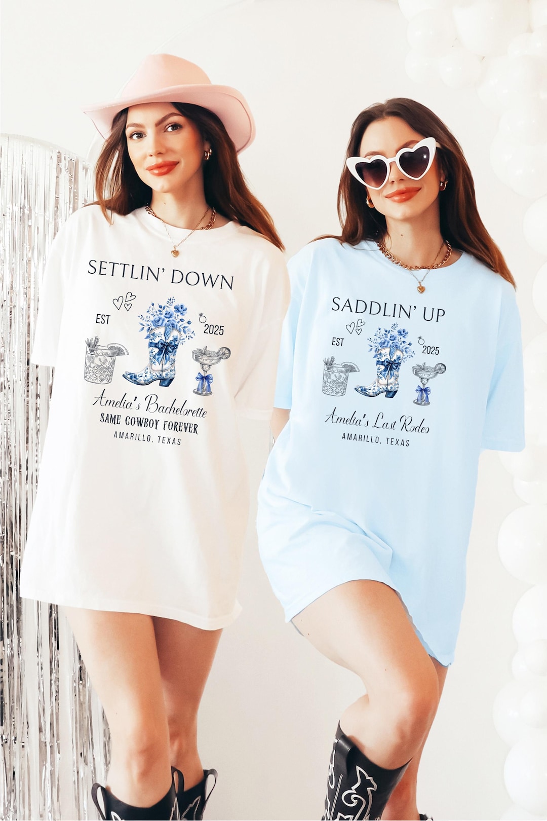 Personalized Settlin Down Shirt for Bride, Custom Bachelorette Shirt for Bride, Personalized ...