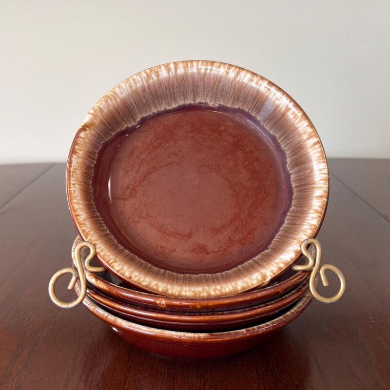 Brown Drip Dishes - Etsy