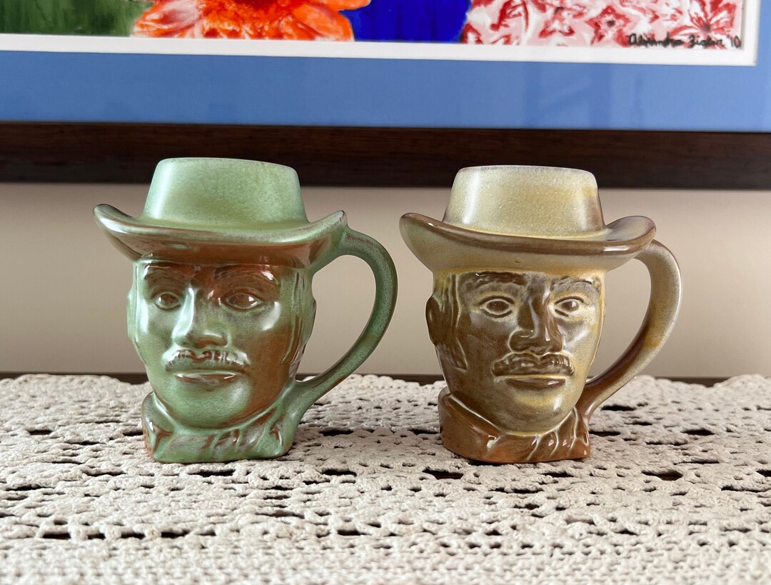 Frankoma Pottery Cowboy Mug- 1977 - Etsy