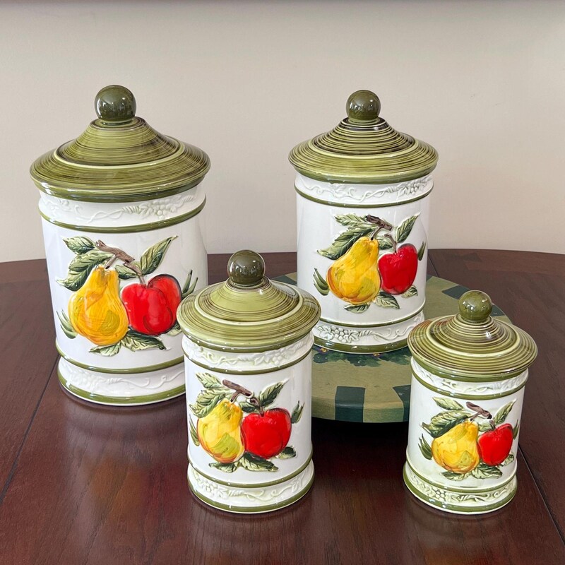 Retro Canister Set - Etsy