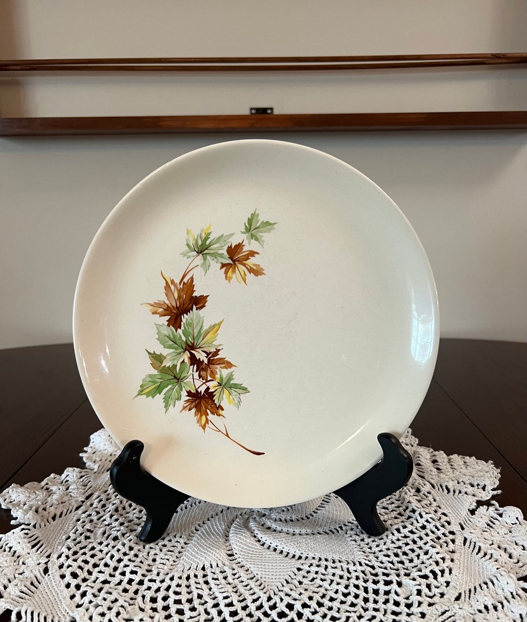 Maple Leaf by SALEM- Dinner Plates - 9.75" - Lot of 4- 1950s - Vintage ...