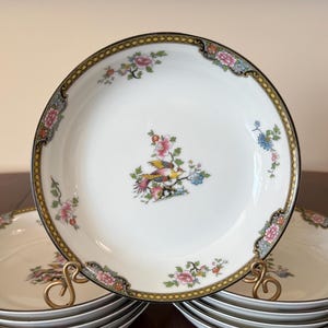 Noritake - Pheasant - Coupe Soup Bowls - 7 3/8” - Lot of 11 - Circa ...