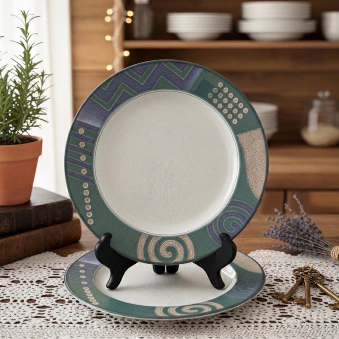 Vintage Mikasa Intaglio Life Style : Dinner Plates Set of 2 - Etsy