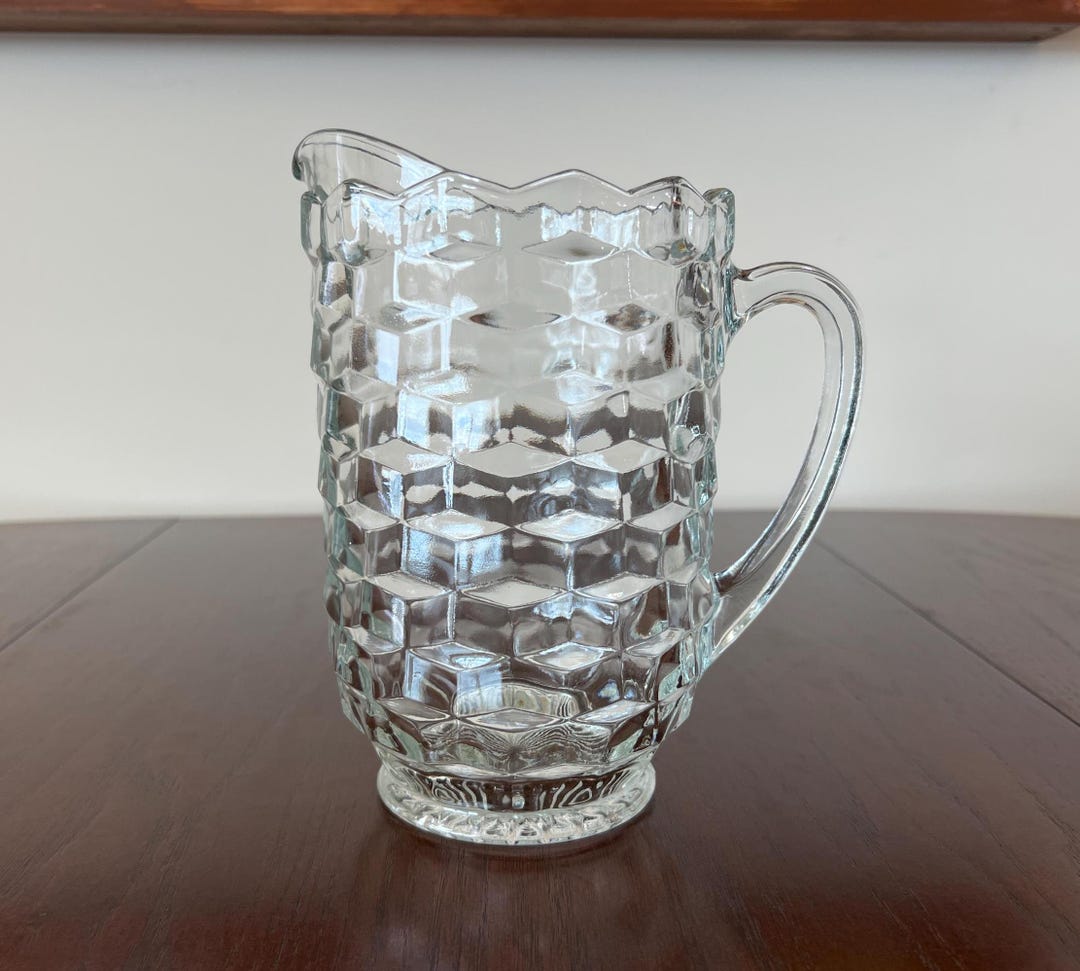 Indiana Glass - Colony - Whitehall Clear - 52oz Pitcher - 8 1/8” Tall ...
