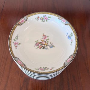 Noritake - Pheasant - Coupe Soup Bowls - 7 3/8” - Lot of 11 - Circa ...