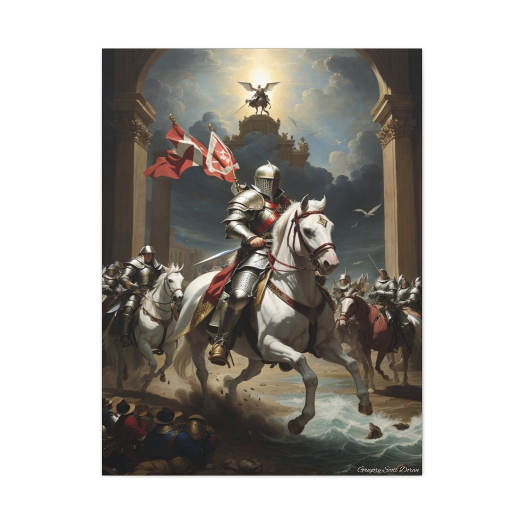 Equestrian Majesty: the Templar's Charge - Etsy