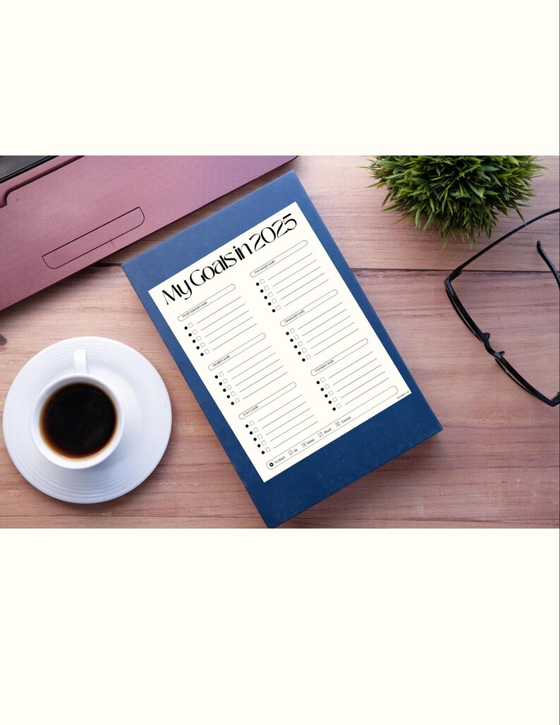 Printable 2025 Goal Setting, New Year's Resolutions, Printable New ...