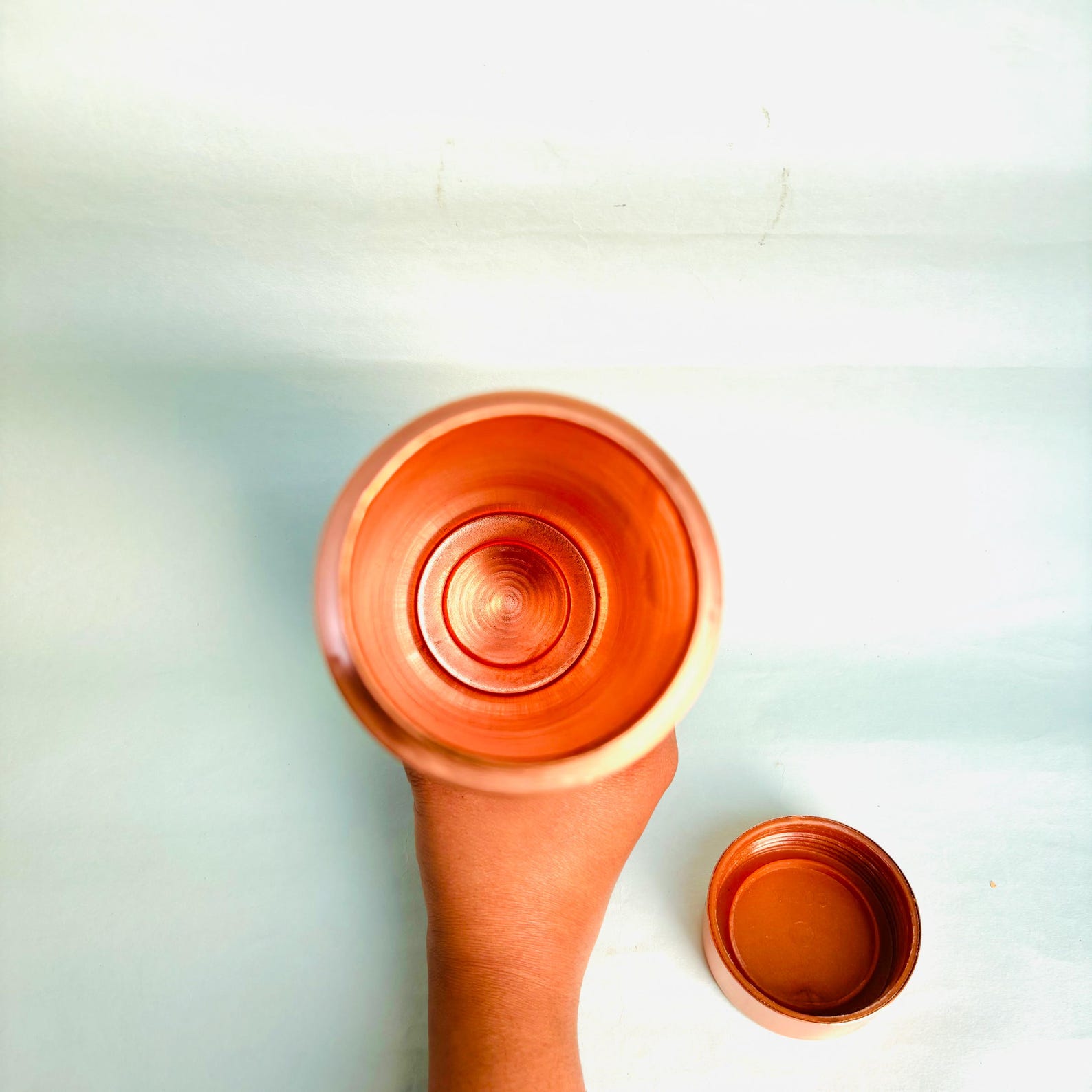 Copper Kids Pencil Bottle Joint Less Sleek Leak Proof | Handmade 100% ...