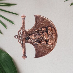 Lord Ganesha on Pankhi Metal | Wall Hanging With Antique Fish | Ganesha ...