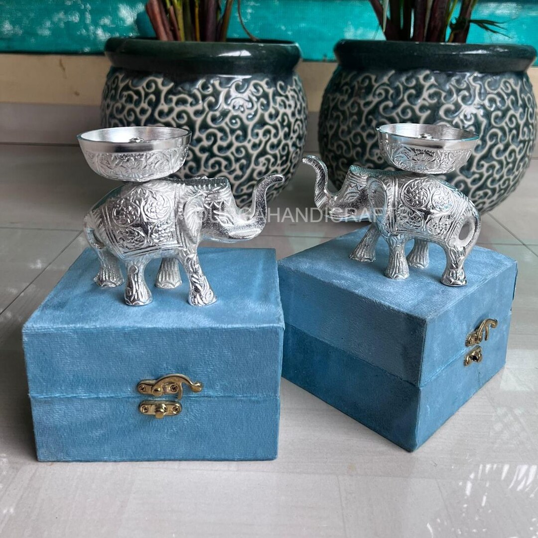 German Silver Elephant Bowls, Dry Fruit Bowl, Bulk Gifting-return ...