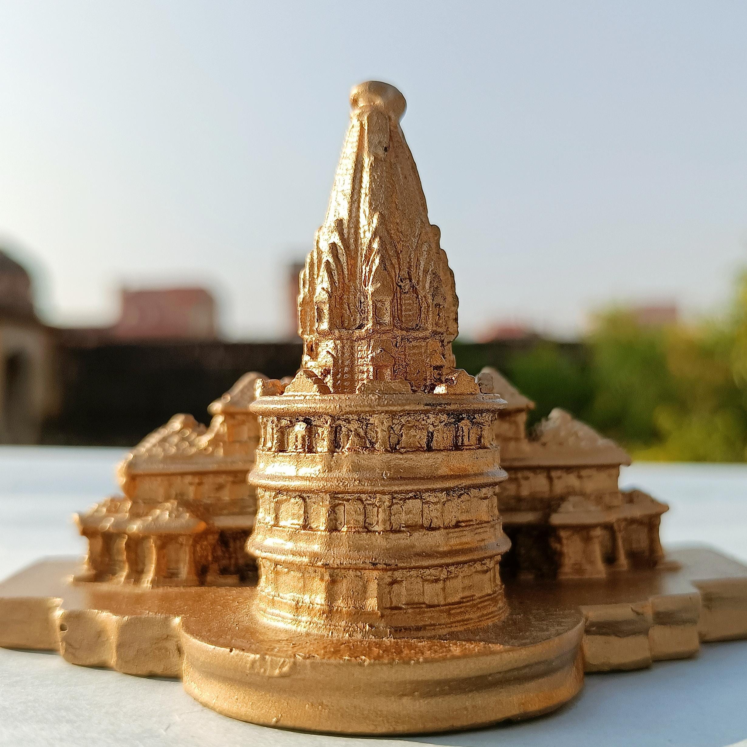 Ram Mandir Ayodhya Temple Model | Handcrafted Hindu Temple | Unique ...