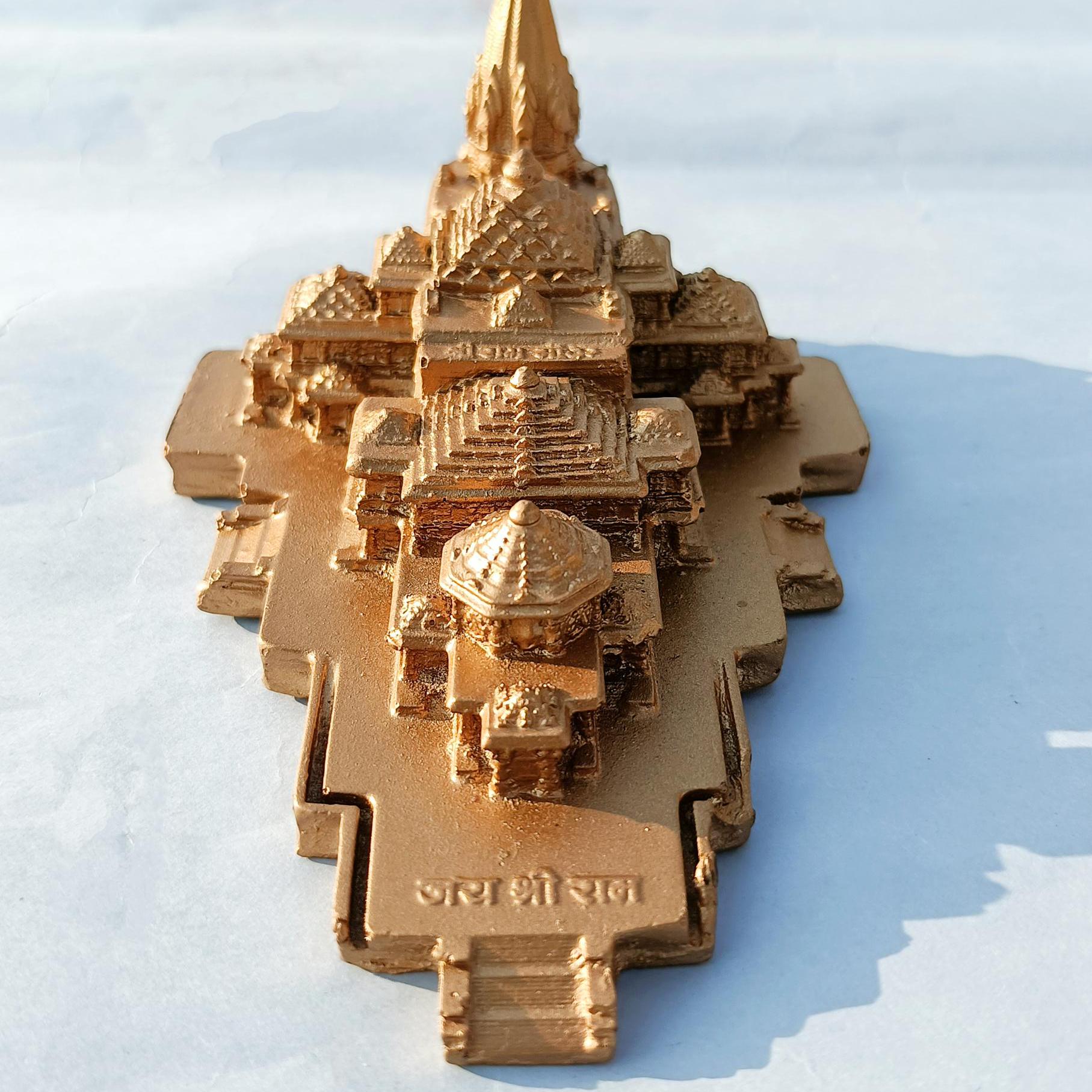 Ram Mandir Ayodhya Temple Model | Handcrafted Hindu Temple | Unique ...