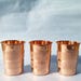 Handcrafted 100% Pure Copper Glass Drinkware Silver Touch| Set of ...