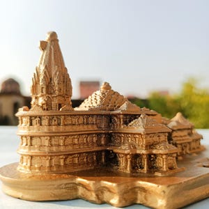 Ram Mandir Ayodhya Temple Model | Handcrafted Hindu Temple | Unique ...