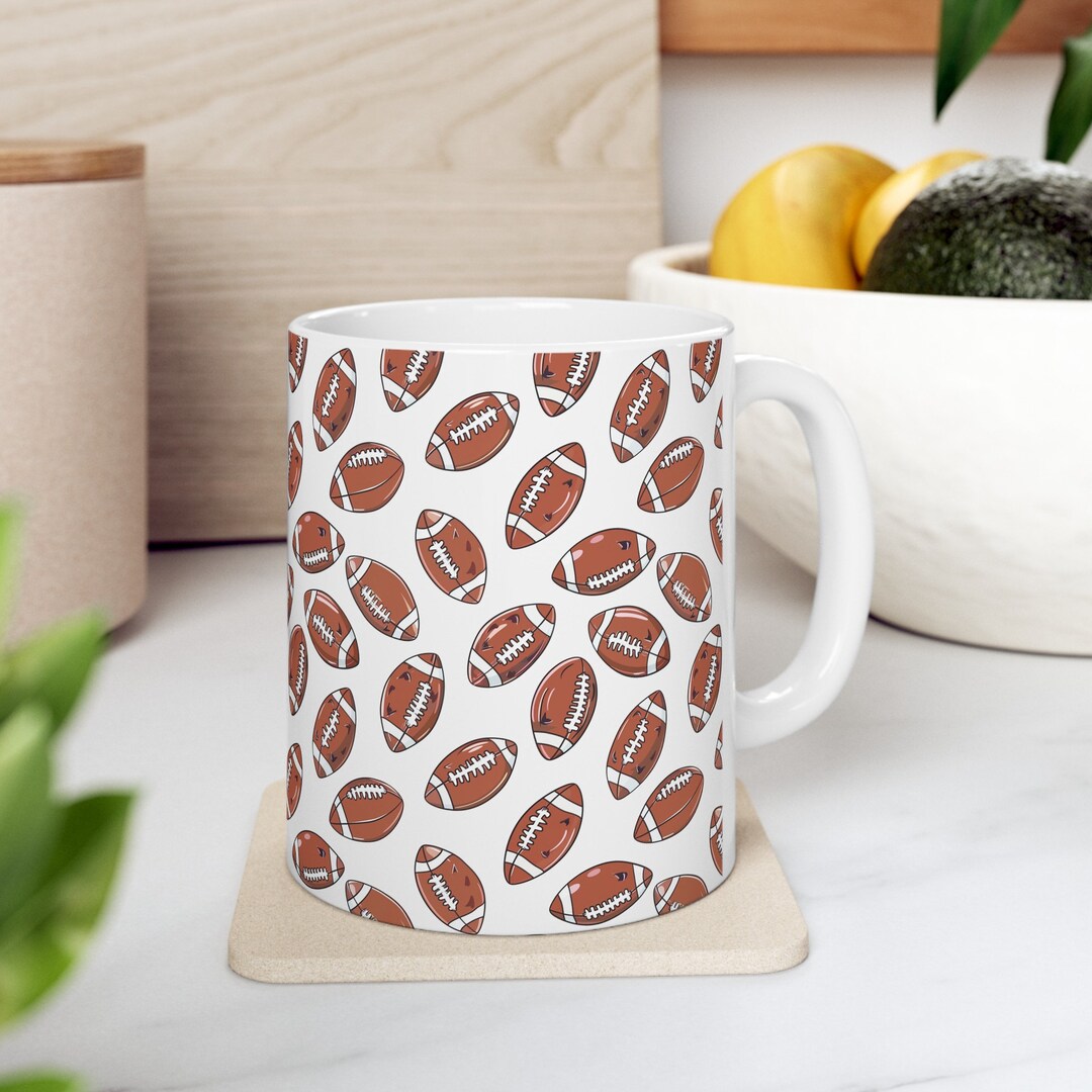 Cartoon Football Cup Football Gift Idea Football Lover Gift Fun ...