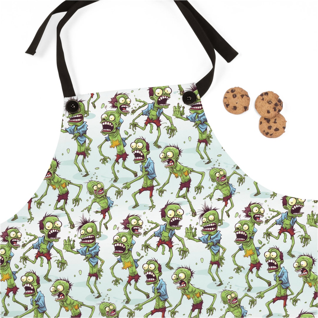 Undead Chef's Apron - Creepy Cool Zombie Kitchen Wear for Cooking & BBQ ...
